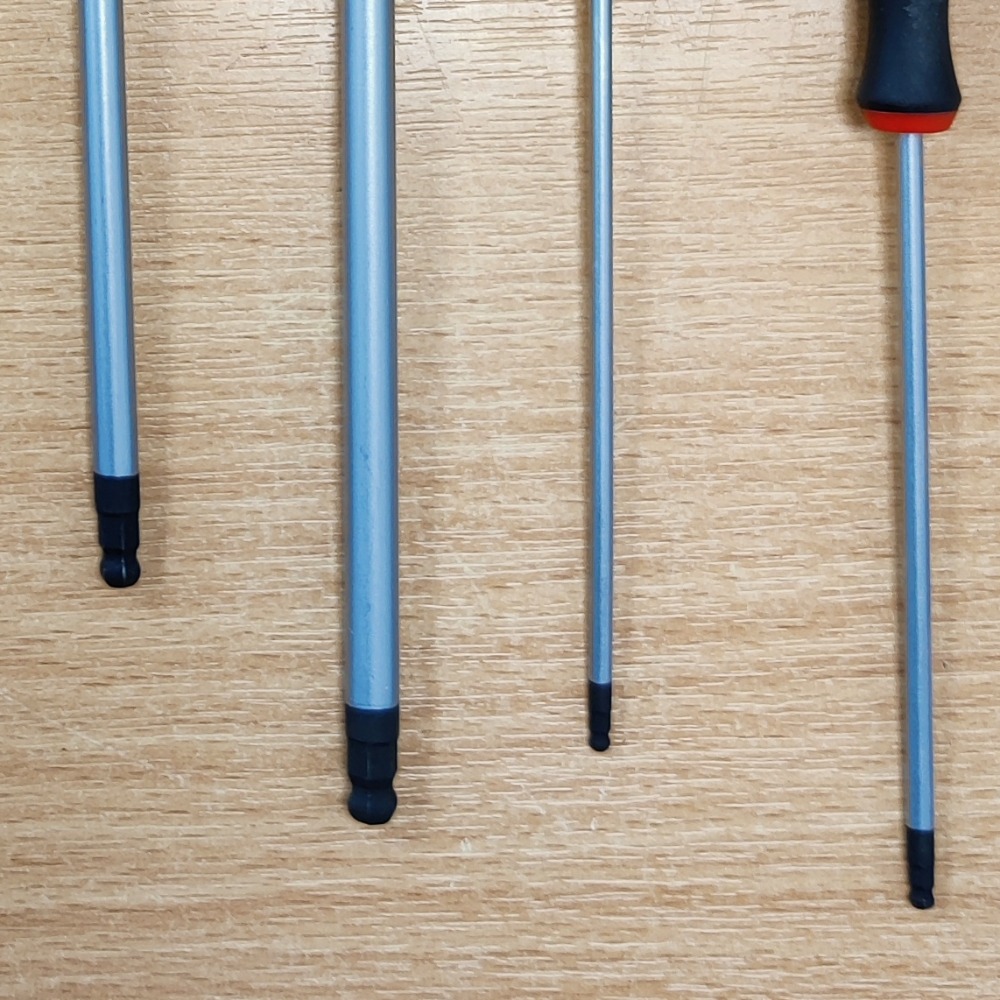 Pre-owned Teng Metric Hex T-Handle Allen Driver Set 2.5-8mm, 7 Piece ...